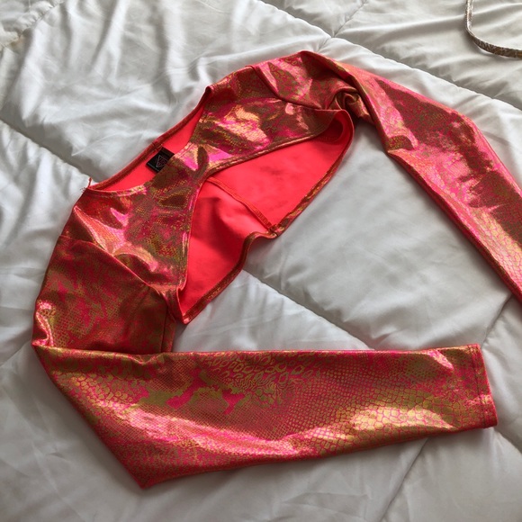 freedomravewear | Tops | Orange Freedomravewear Rave Sleeves | Poshmark
